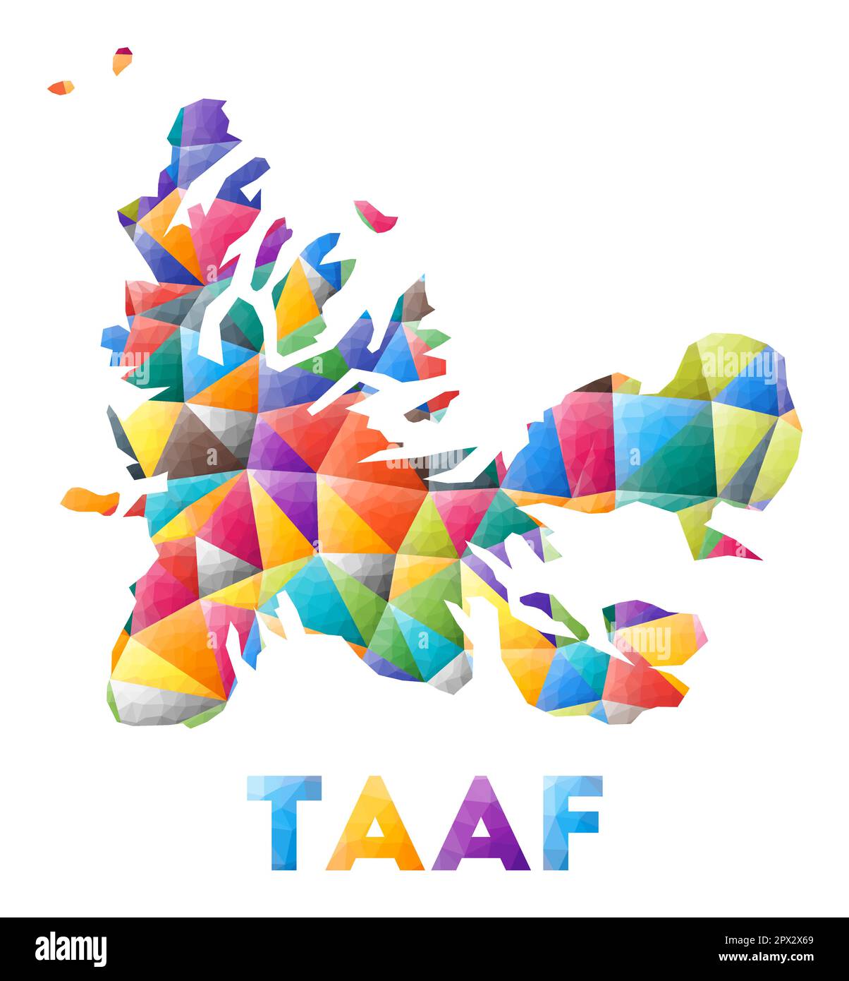 Taaf map hi-res stock photography and images - Alamy