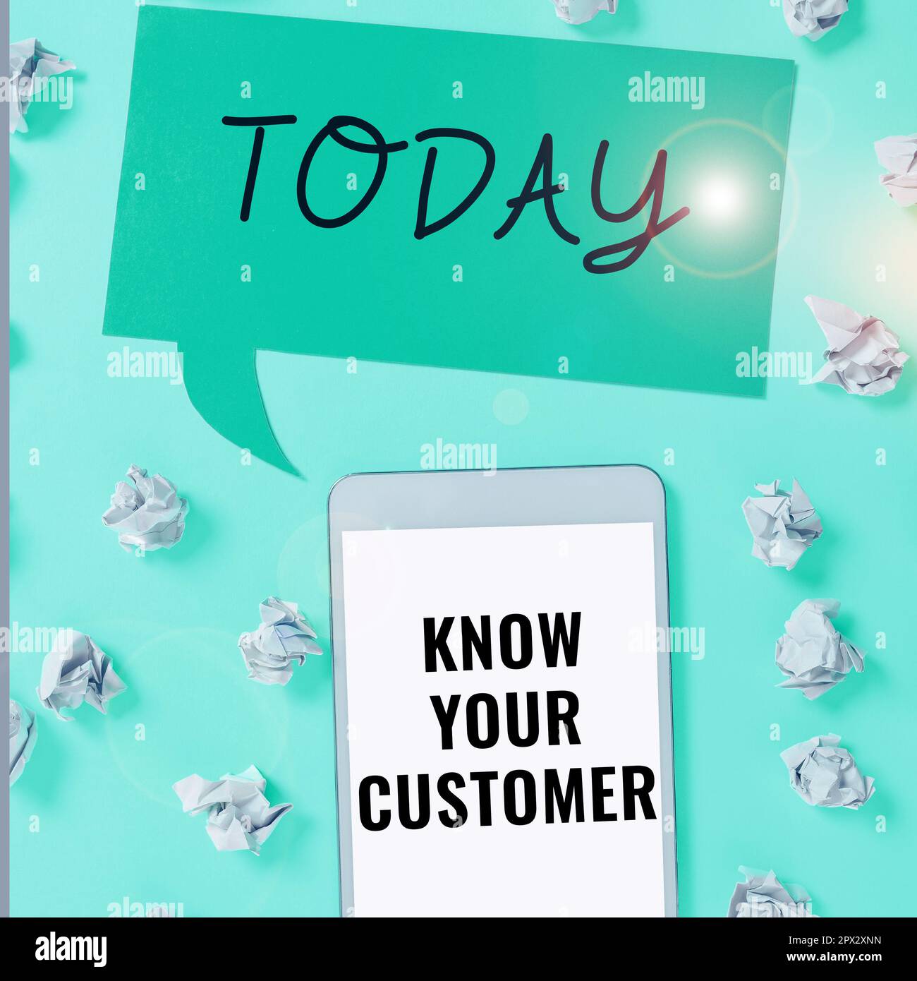 Conceptual caption Know Your Customer, Business approach Marketing ...