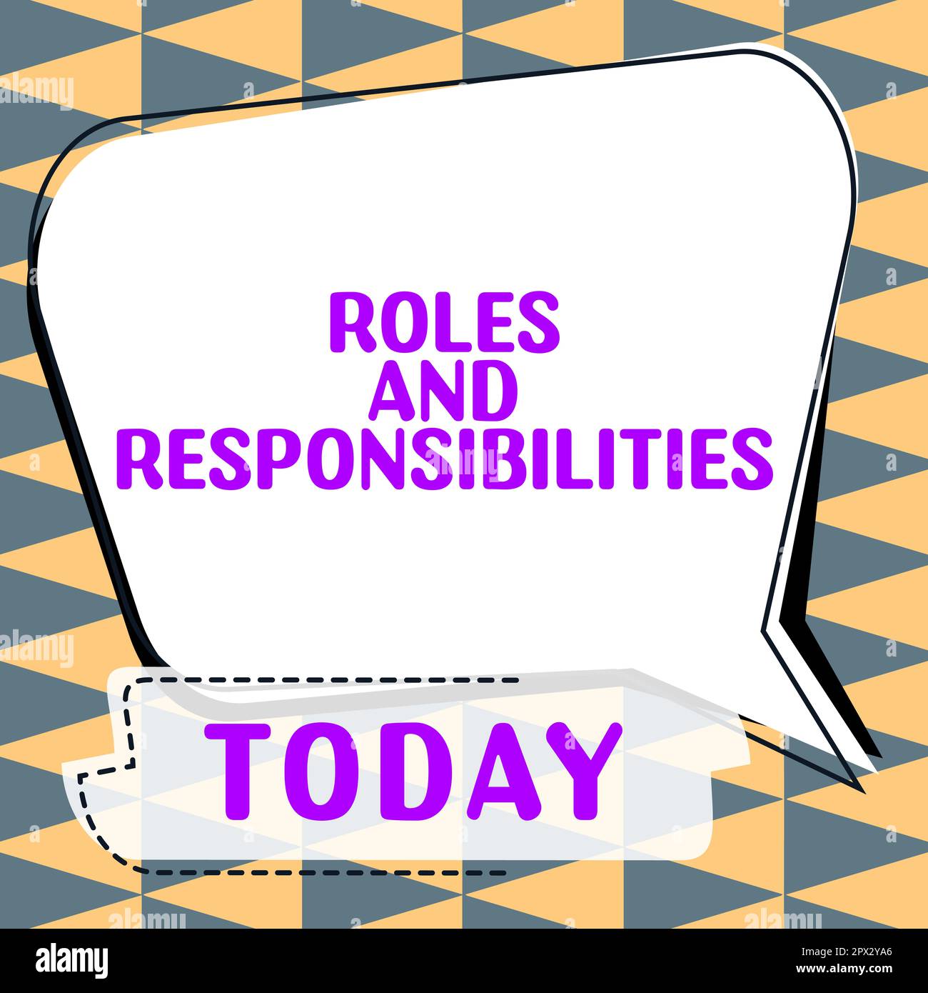 Sign displaying Roles And Responsibilities, Business showcase Business ...