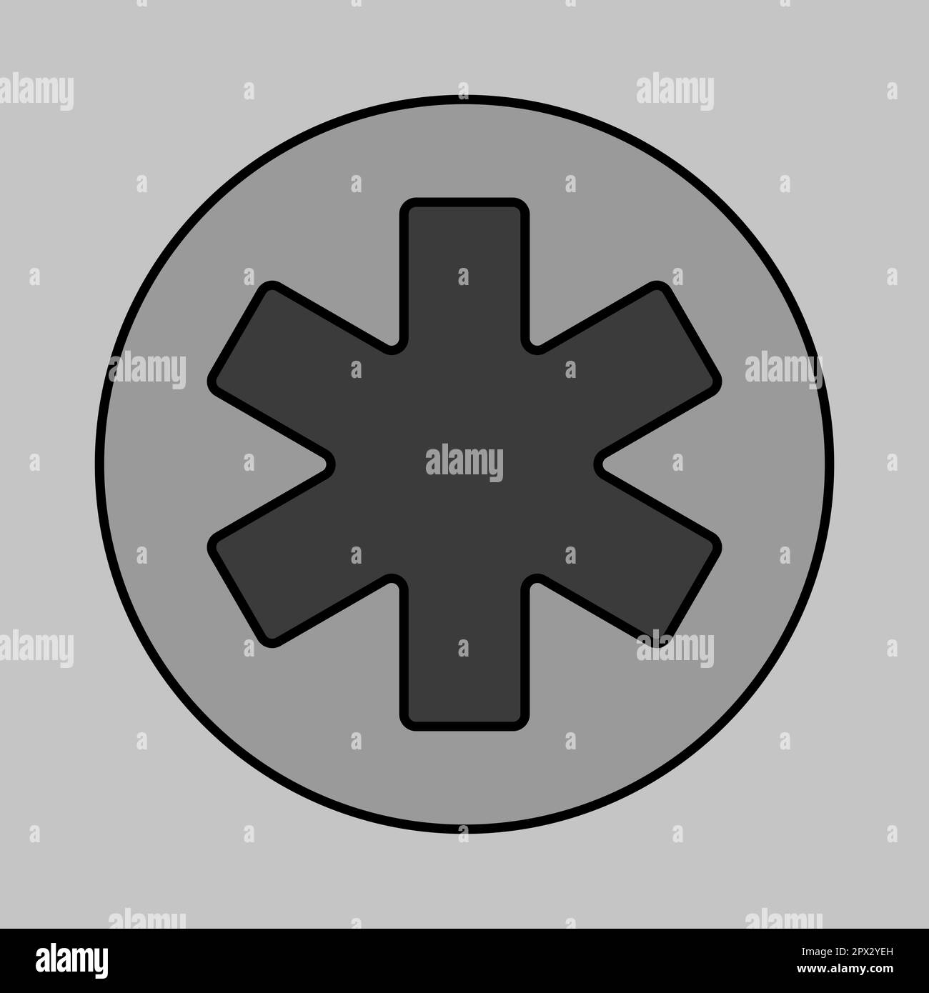 Medical Emergency Care glyph vector grayscale icon. Medicine and ...