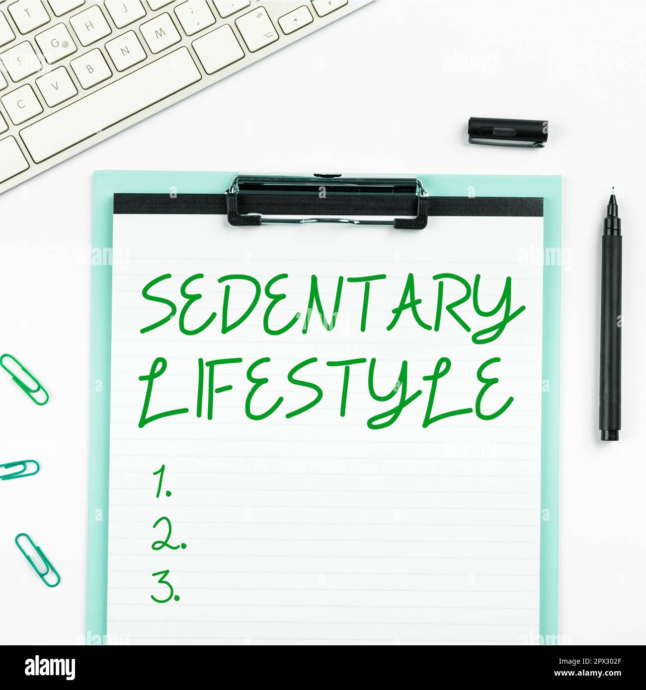Conceptual display Sedentary Lifestyle, Concept meaning ways and means ...