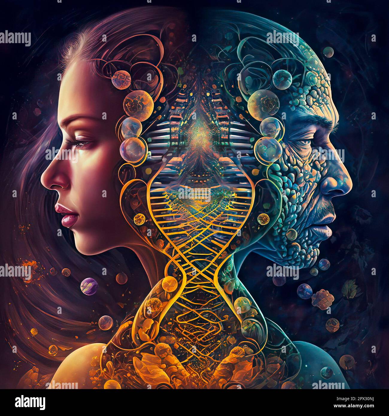 Human evolution chart hi-res stock photography and images - Alamy