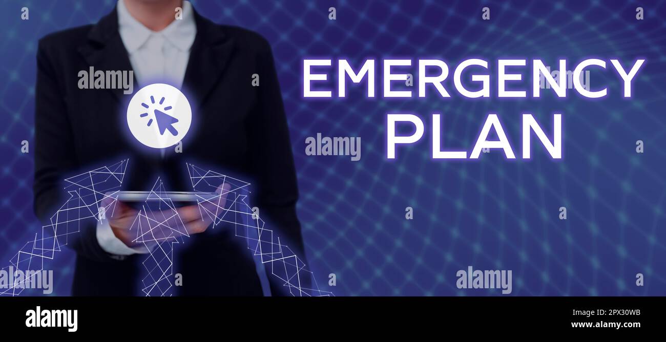 Conceptual display Emergency Plan, Concept meaning Procedures for ...