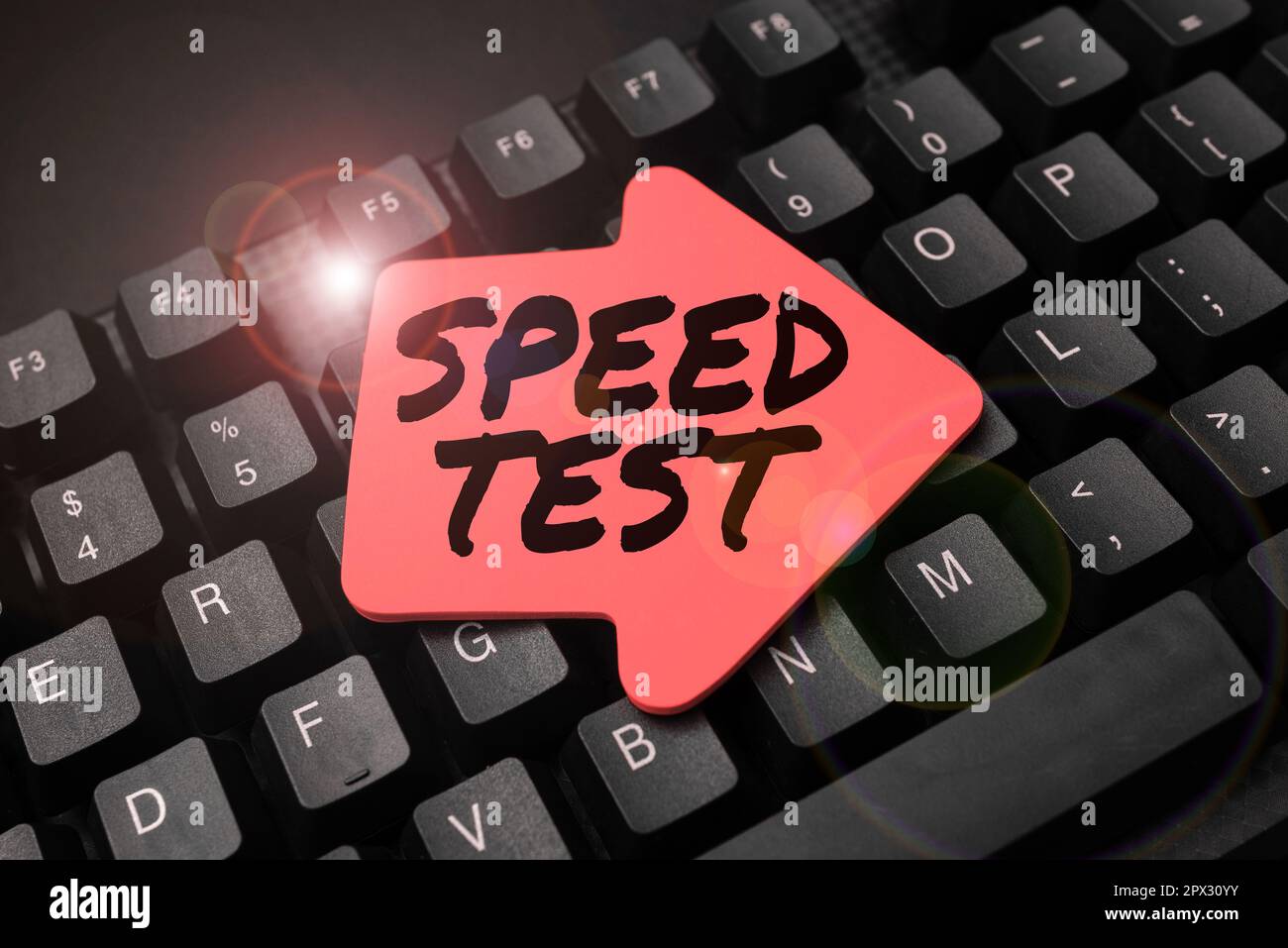 Text showing inspiration Speed Test, Word for psychological test for ...
