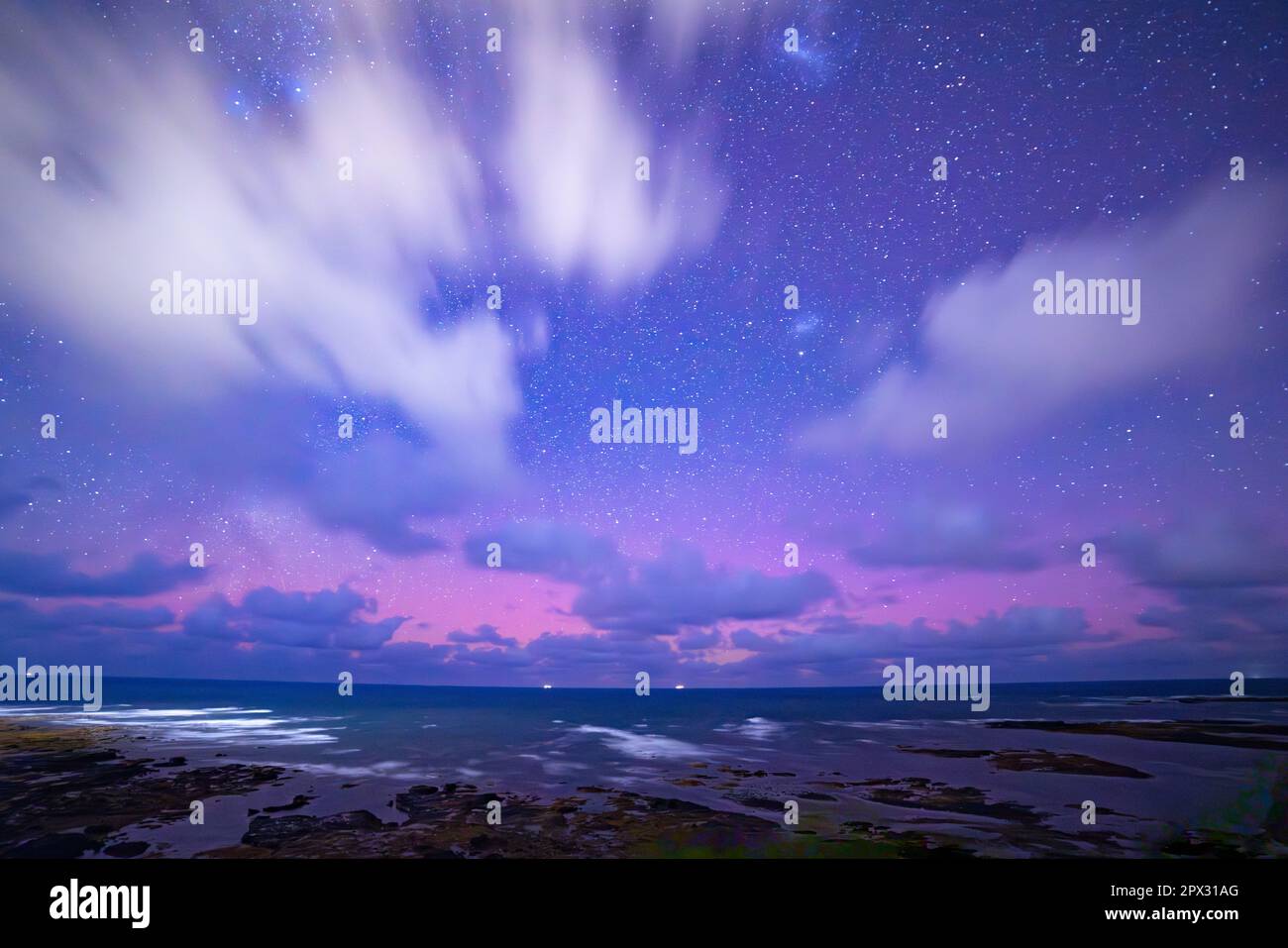 Aurora Australis from Victoria Australia Stock Photo - Alamy