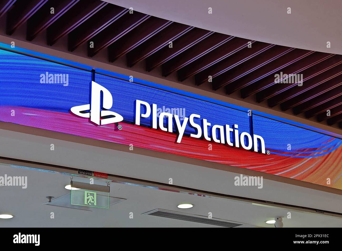 SHANGHAI, CHINA - MAY 1, 2023 - Customers browse at a Playstation game ...