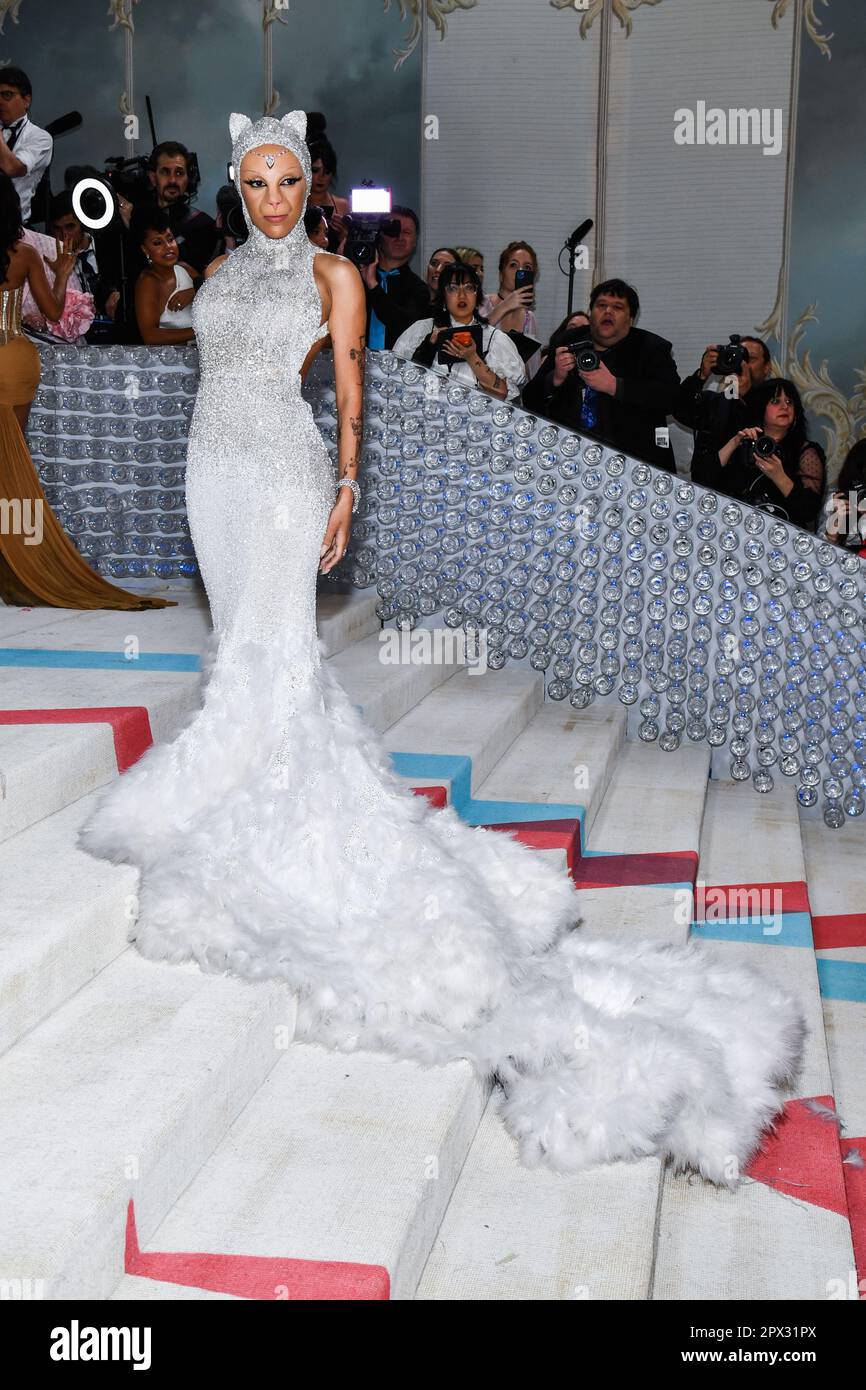 New York, USA. 01st May, 2023. Doja Cat walking on the red carpet at ...