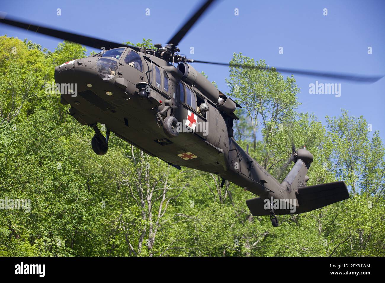 A U.S. Army UH-60 L Black Hawk Helicopter, assigned to 4th Ranger ...
