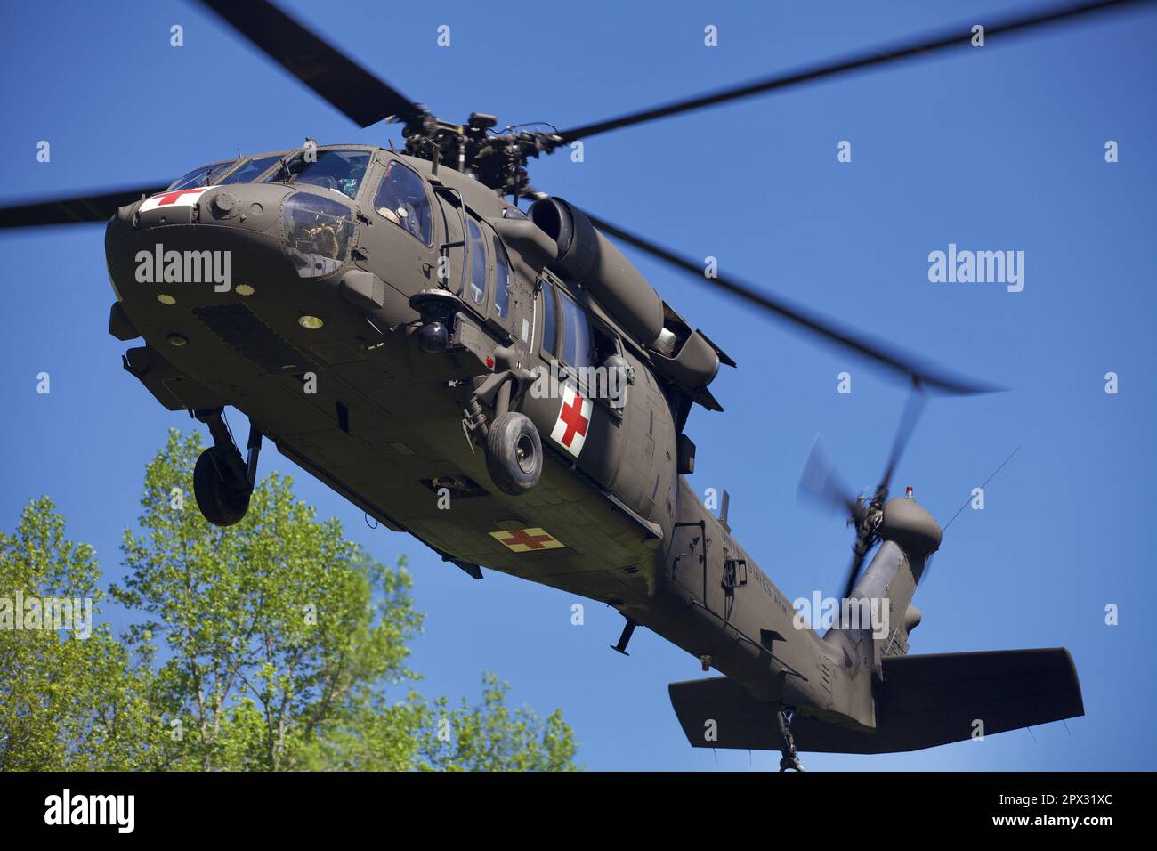 A U.S. Army UH-60 L Black Hawk Helicopter, assigned to 4th Ranger ...