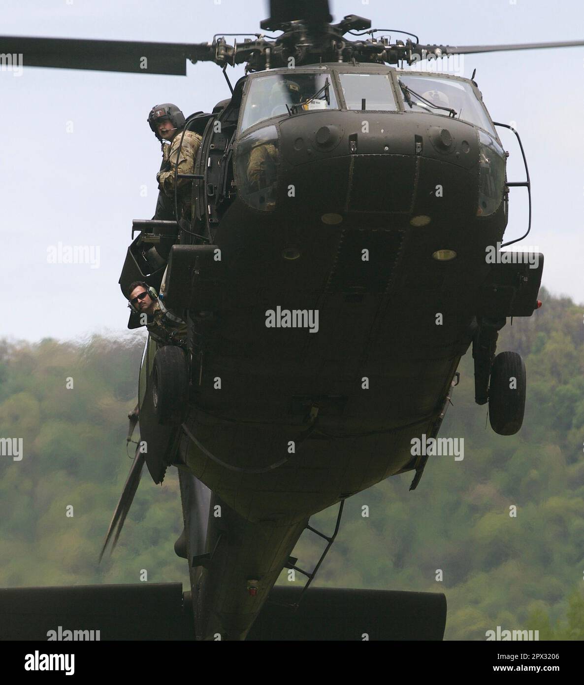 A U.S. Army UH-60 L Black Hawk Helicopter, assigned to 4th Ranger ...