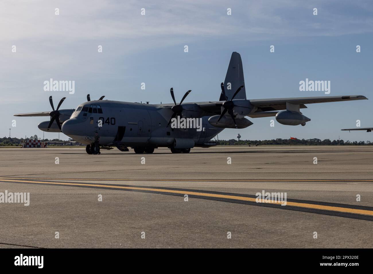 U.S. Marines with Marine Aerial Refueler Transport Squadron (VMGR) 252 ...
