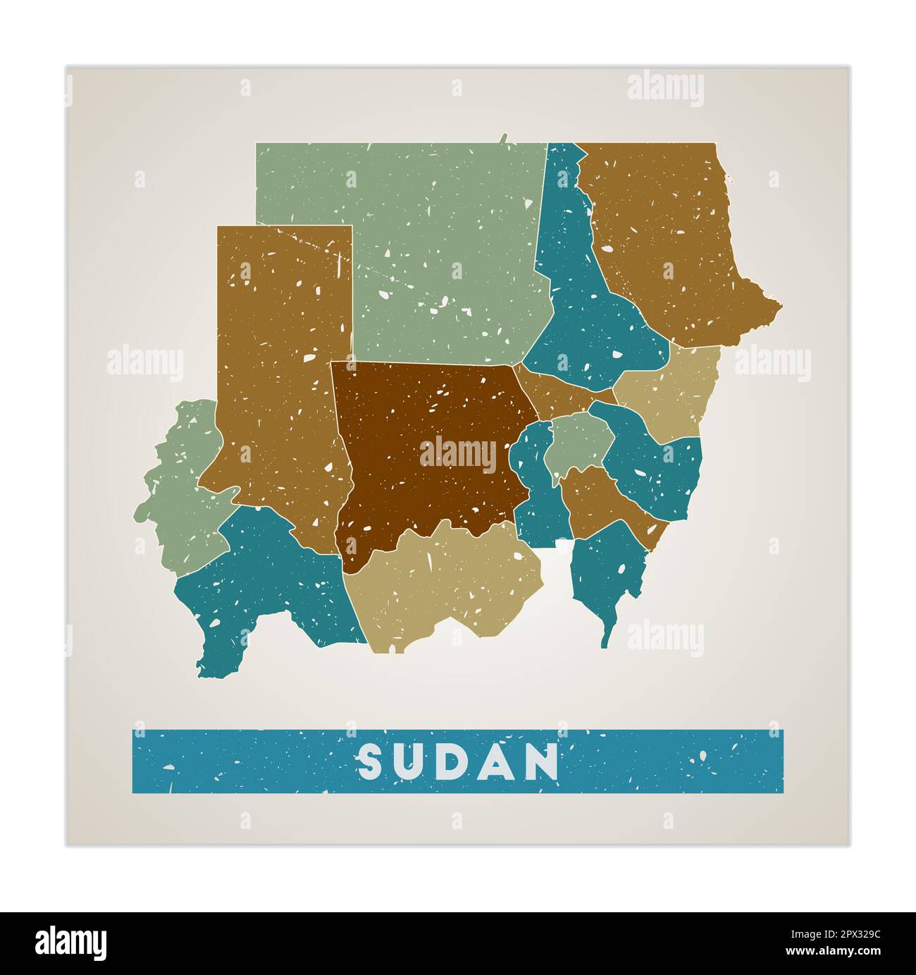Sudan Regional Map