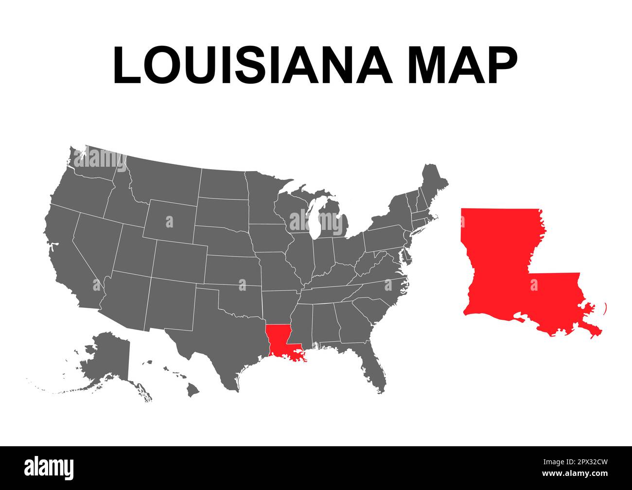 Orleans vector outline map Cut Out Stock Images & Pictures - Alamy