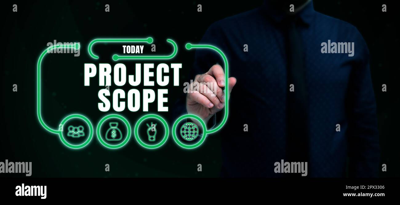 Conceptual display Project Scope, Business concept evaluation of work ...