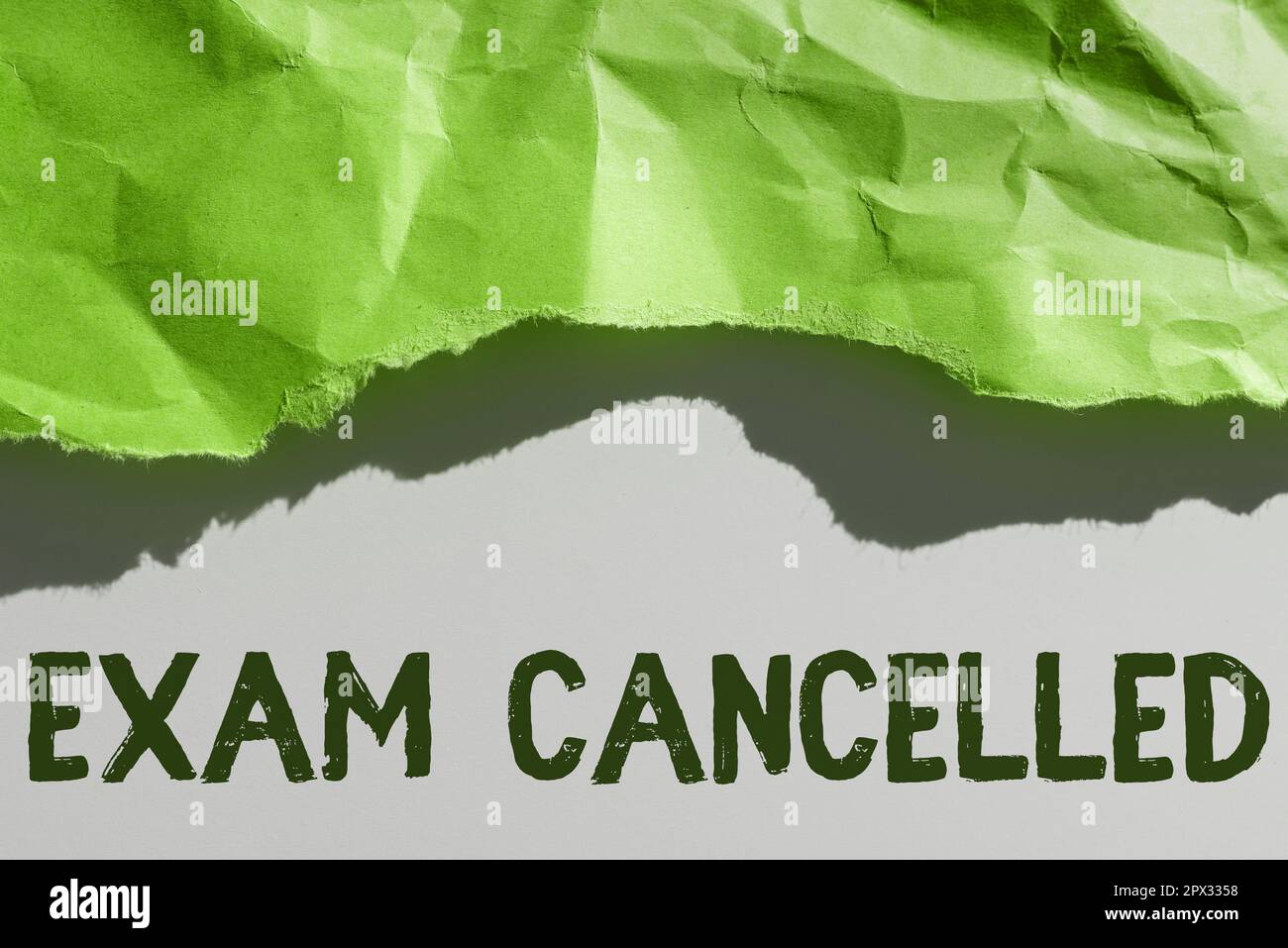Inspiration showing sign Exam Cancelled, Word Written on the precise ... Inspiration showing sign Exam Cancelled, Word Written on the precise ...
