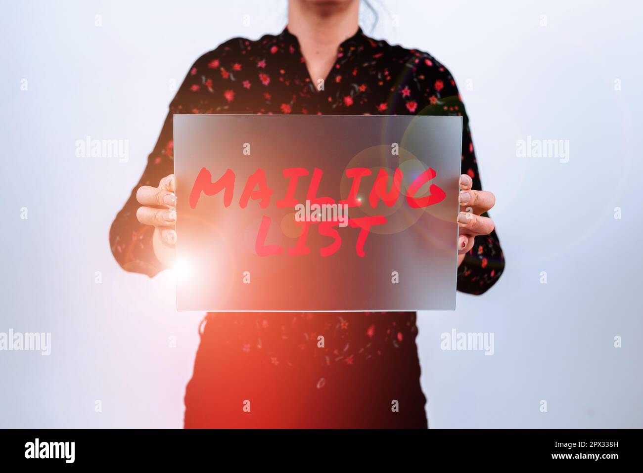 Inspiration showing sign Mailing List, Conceptual photo list of people ...