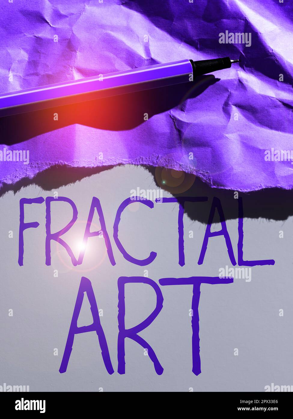 Writing displaying text Fractal Art, Business idea the place or section ...