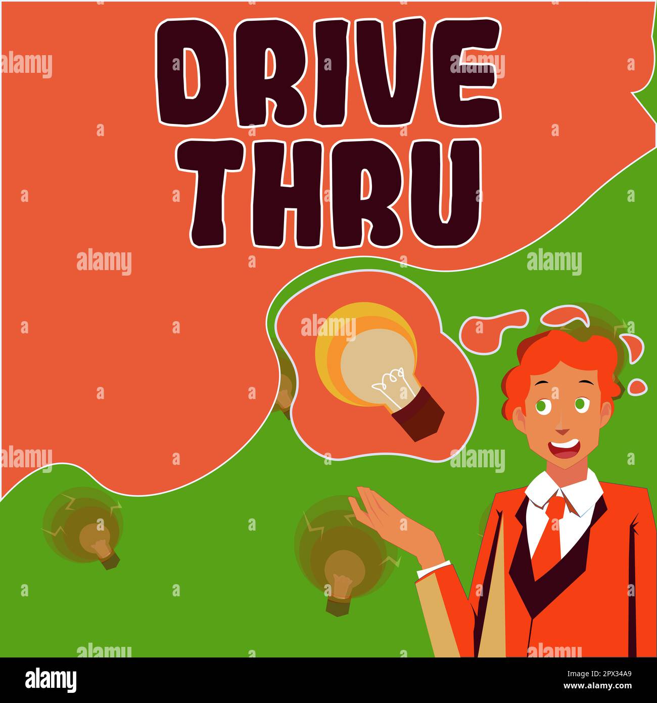 Writing displaying text Drive Thru, Business showcase place where you ... Writing displaying text Drive Thru, Business showcase place where you ...