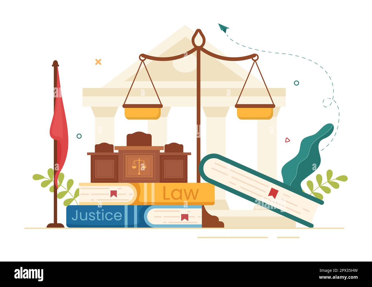 Law Firm Services with Justice, Legal Advice, Judgement and Lawyer ...