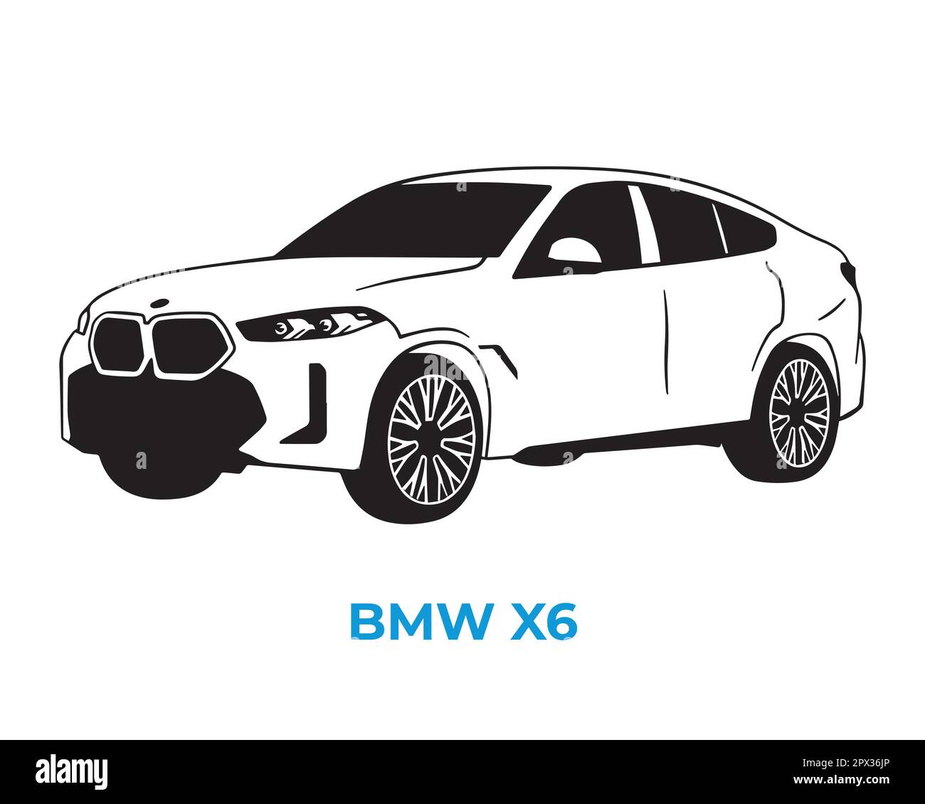 X6 bmw Stock Vector Images - Alamy