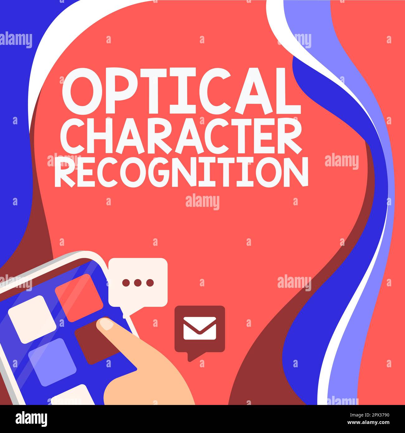 Text caption presenting Optical Character Recognition, Internet Concept ... Text caption presenting Optical Character Recognition, Internet Concept ...