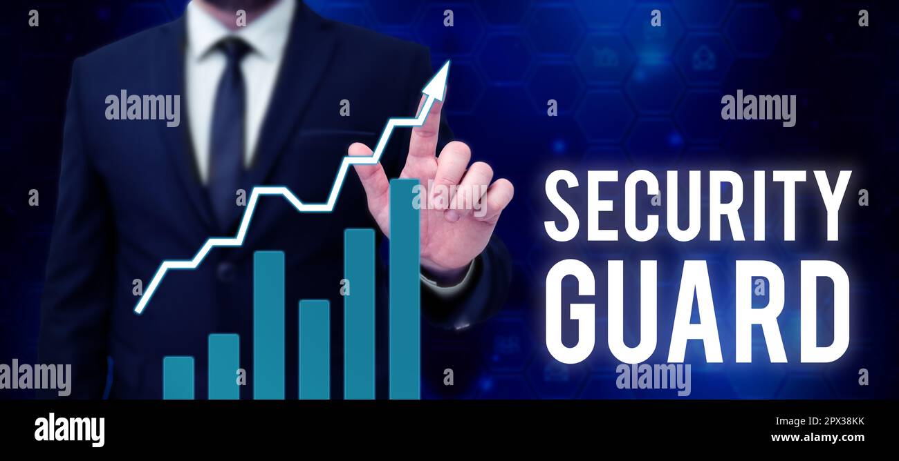 Text Caption Presenting Security Guard Business Showcase Tools Used To Manage Multiple Security
