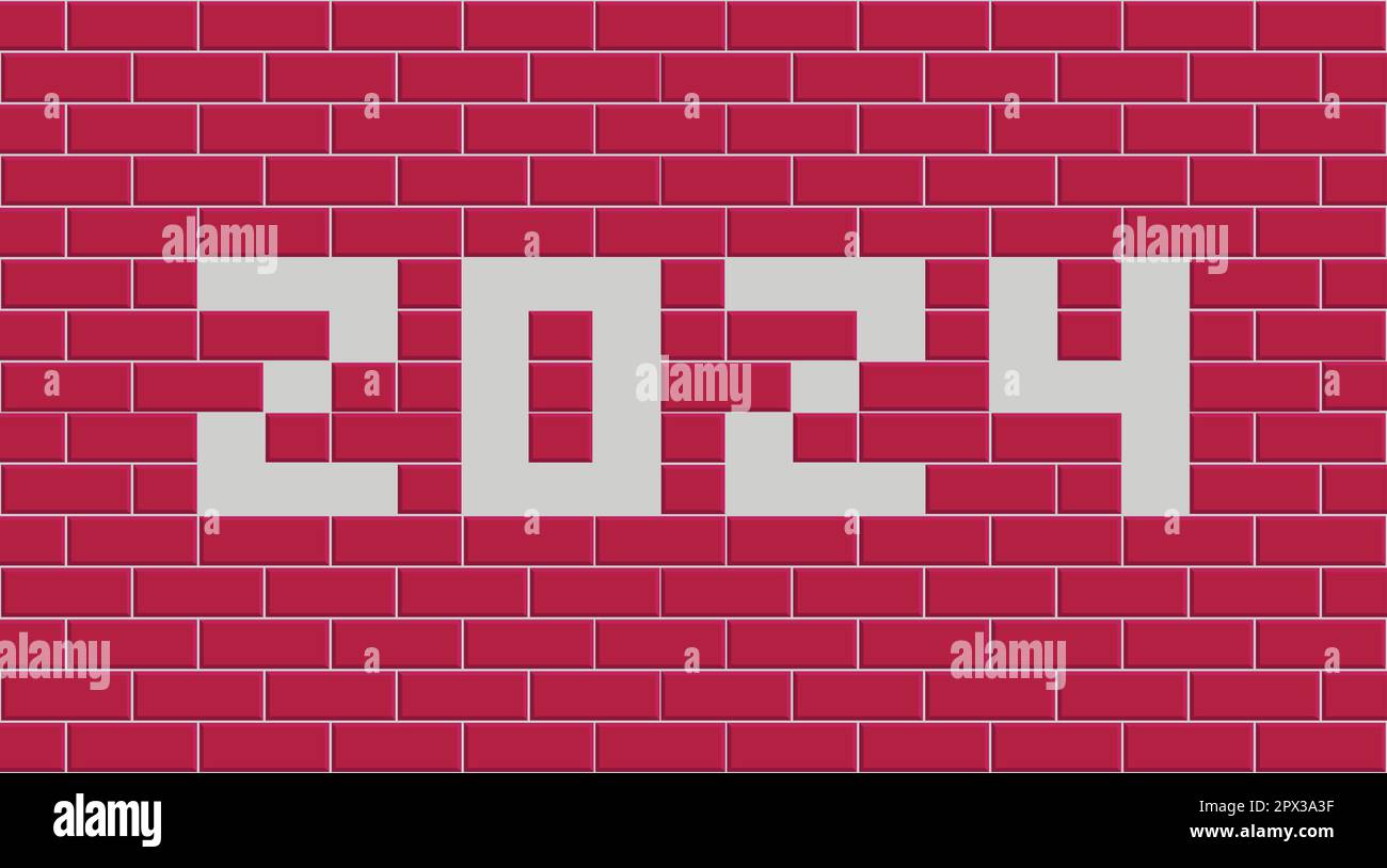2024 numbers Stock Vector Images - Alamy