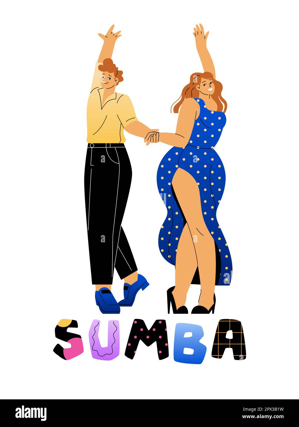 Brazil dancing club Stock Vector Images - Alamy