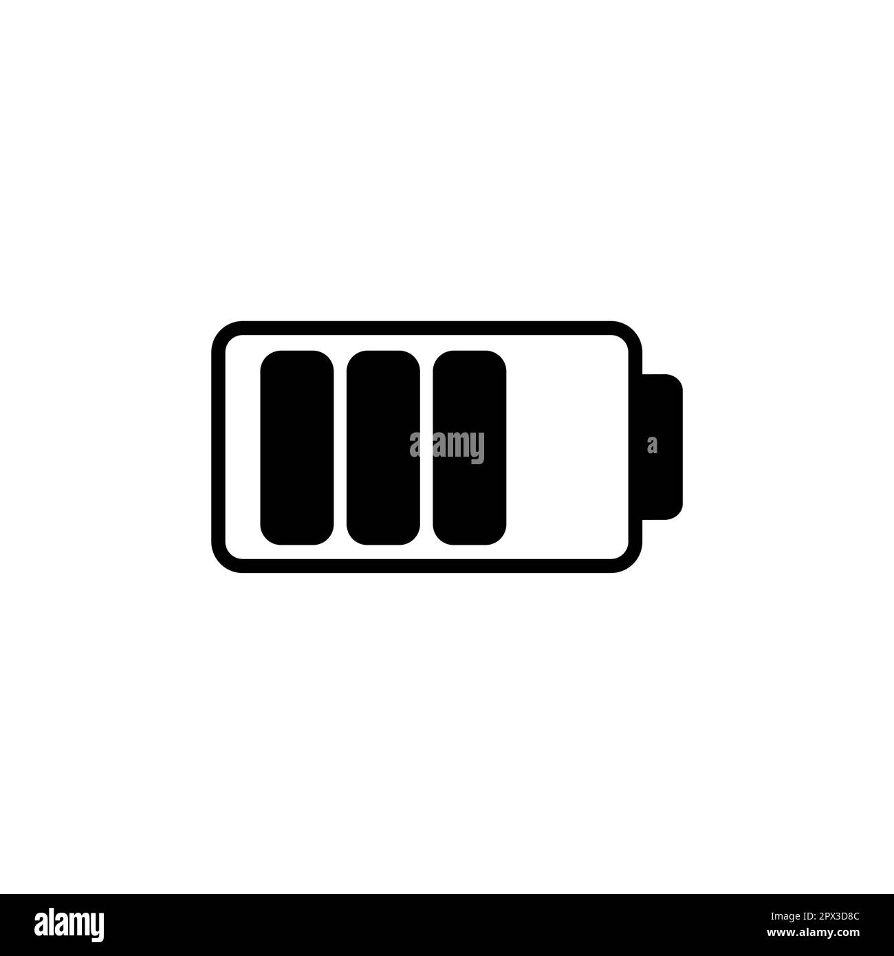 Battery icon vector. Battery charge indicator icon Stock Vector Image ...