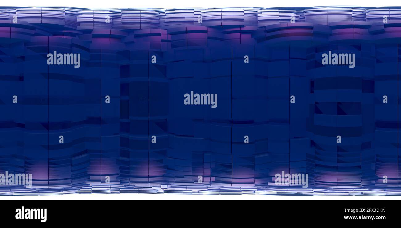 3d illustration, 3d rendering, vr 360 panorama abstract images of the ...