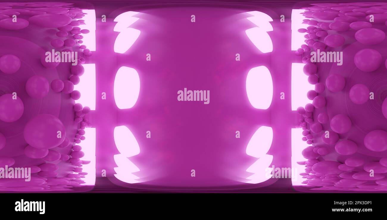 3d illustration, 3d rendering, vr 360 panorama abstract images of the ...