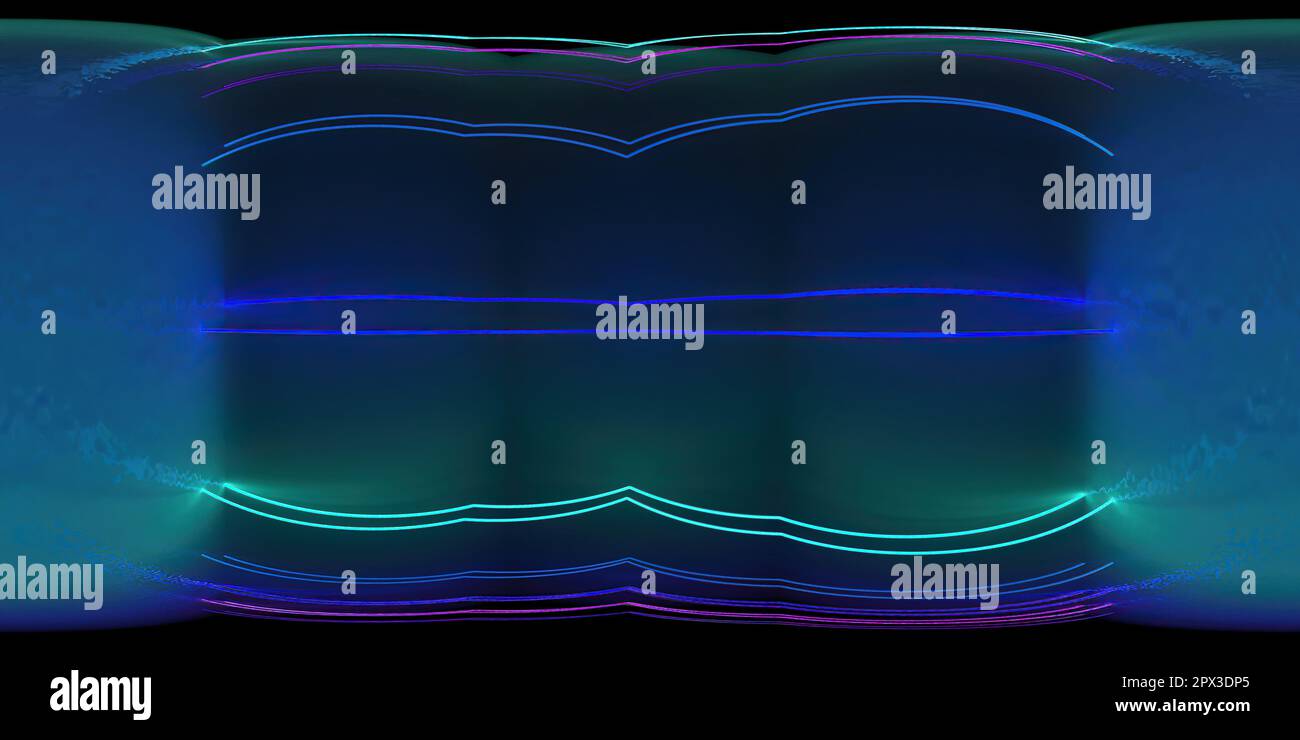 3d illustration, 3d rendering, vr 360 panorama abstract images of the ...