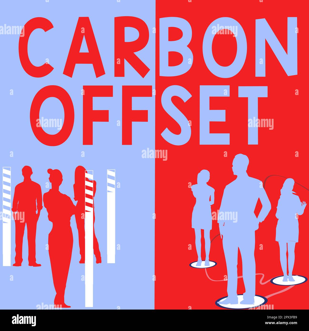 Handwriting text Carbon Offset, Word for Reduction in emissions of ...