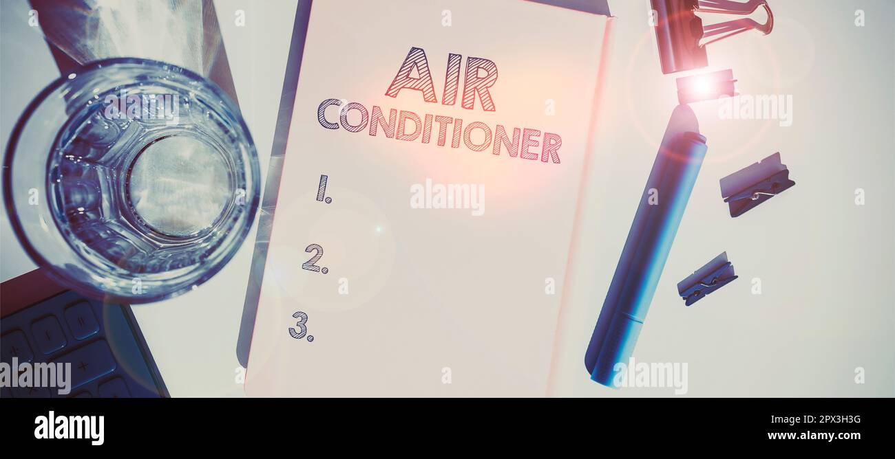 Inspiration showing sign Air Conditioner, Concept meaning apparatus for ...