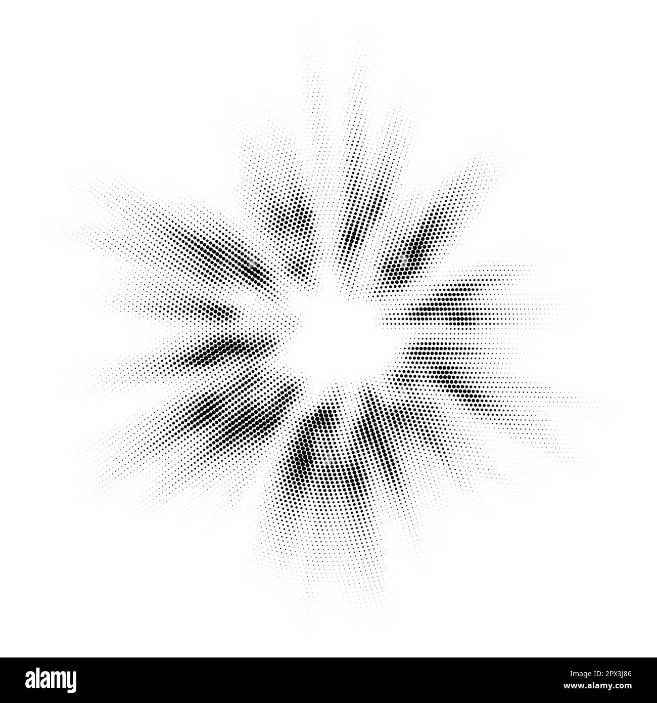 Vector Halftone Pattern. Set of Dots. Dotted Texture on White ...