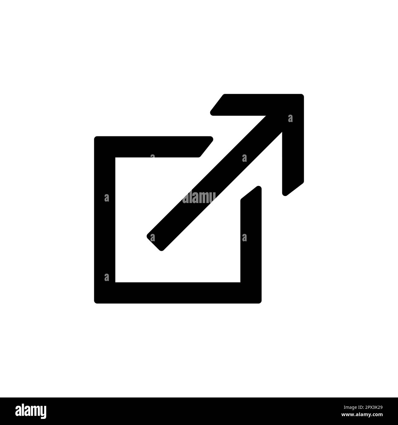 External link icon vector. hyperlink chain symbol. download, share ...