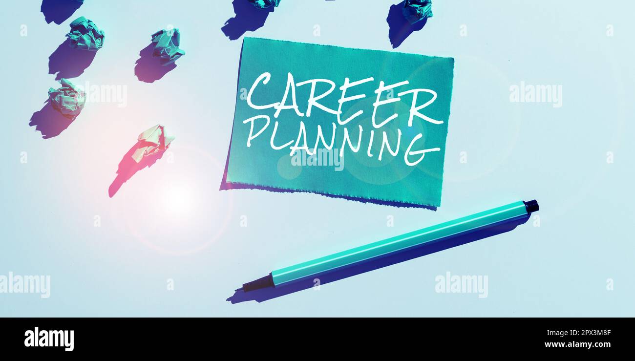 Inspiration showing sign Career Planning, Word Written on A list of ...