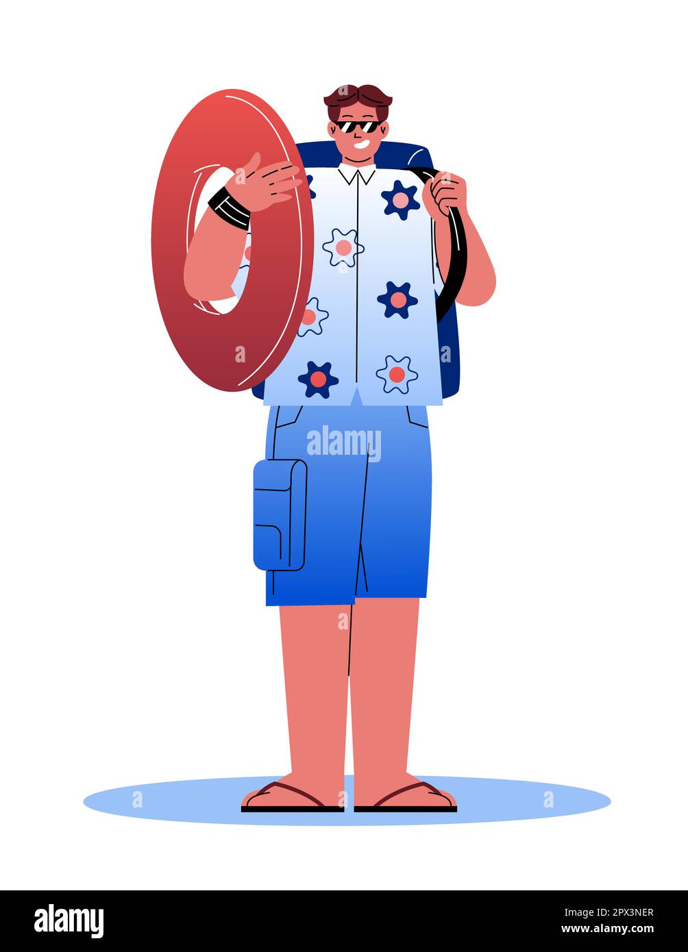 Man male person tourist visitor Stock Vector Images - Alamy
