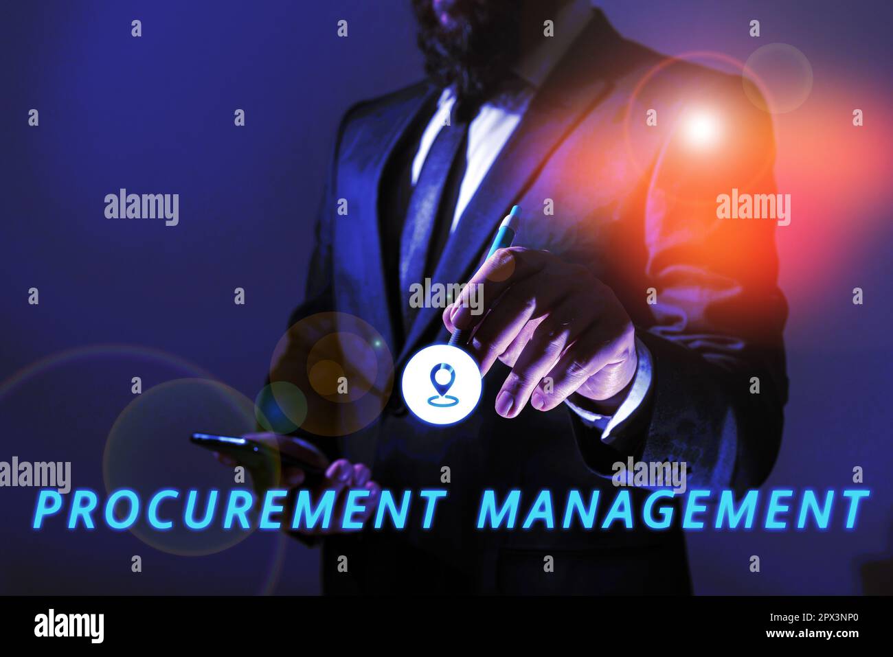 Hand writing sign Procurement Management, Word Written on buying Goods ...