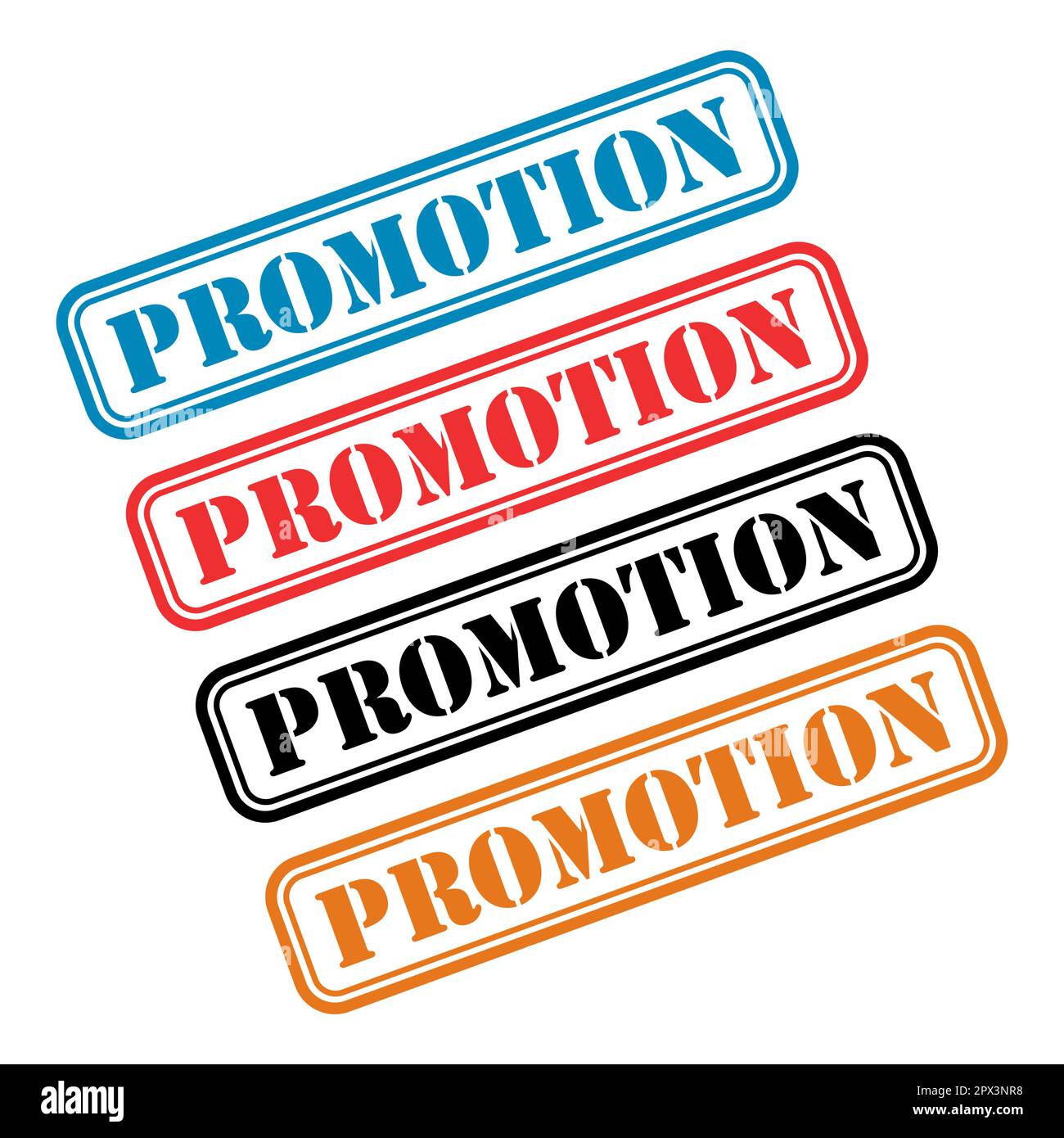 Set of Promotion stamp symbol, label sticker sign button, text banner ...