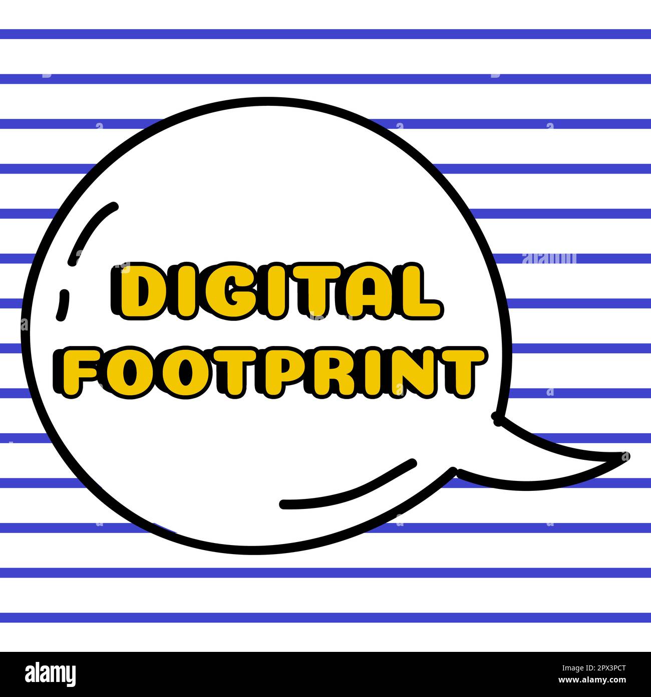 Conceptual caption Digital Footprint, Conceptual photo uses digital ... Conceptual caption Digital Footprint, Conceptual photo uses digital ...