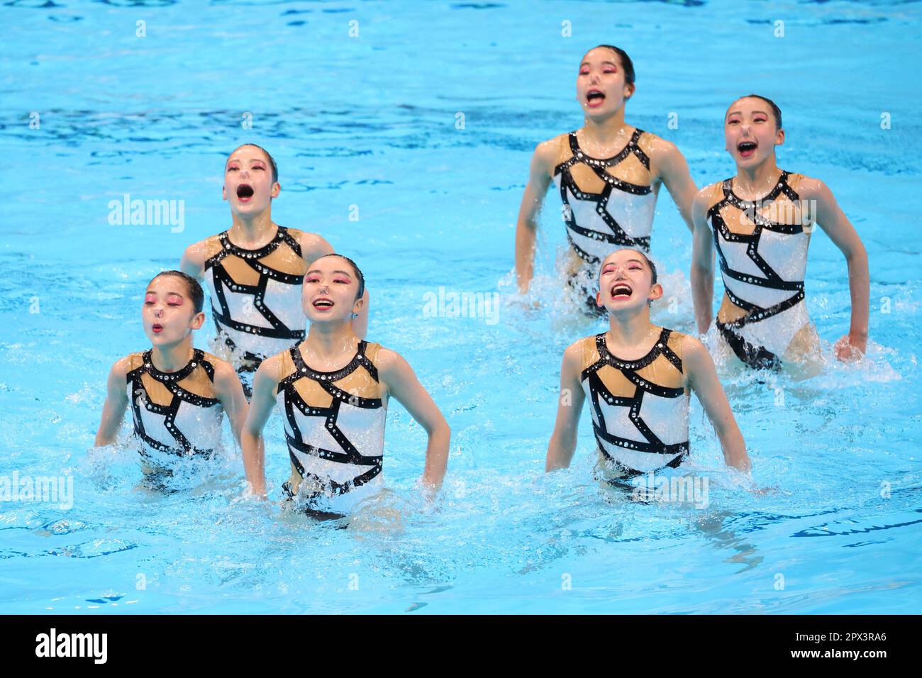 Tokyo, Japan. 1st May, 2023. Athena aqua mates B team group Artistic ...