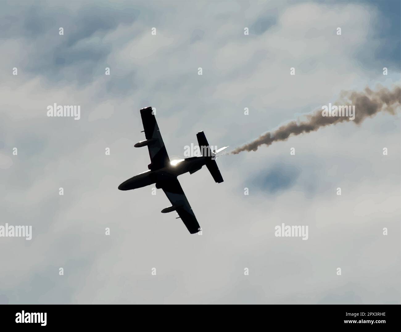 Aeroplane aircraft airplane aerobatic Stock Vector Images - Alamy