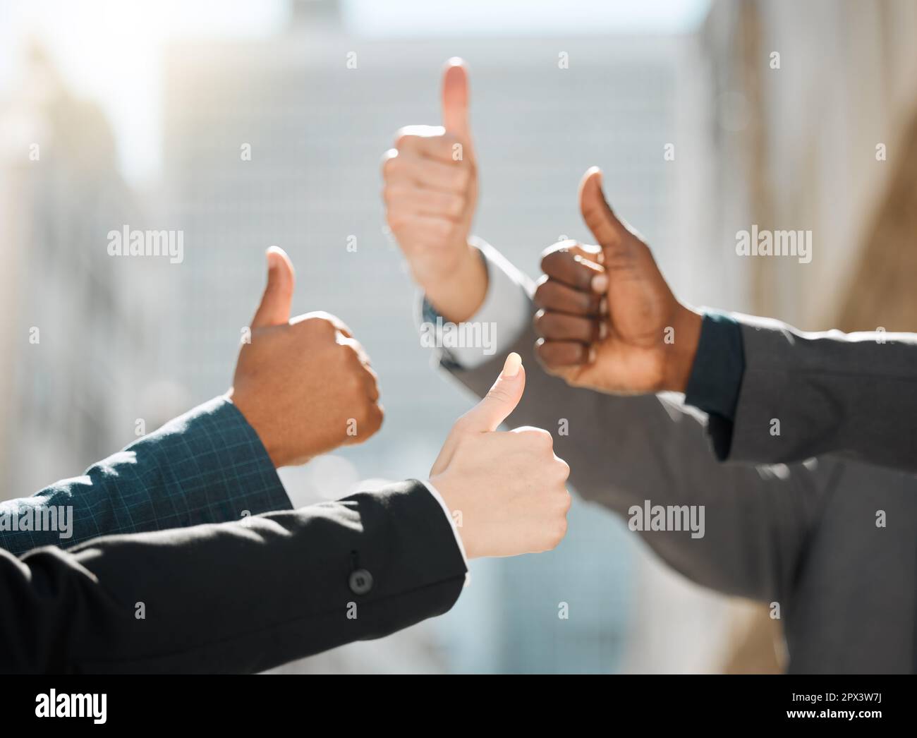 Anything you give us we can handle. a group of business people giving ...