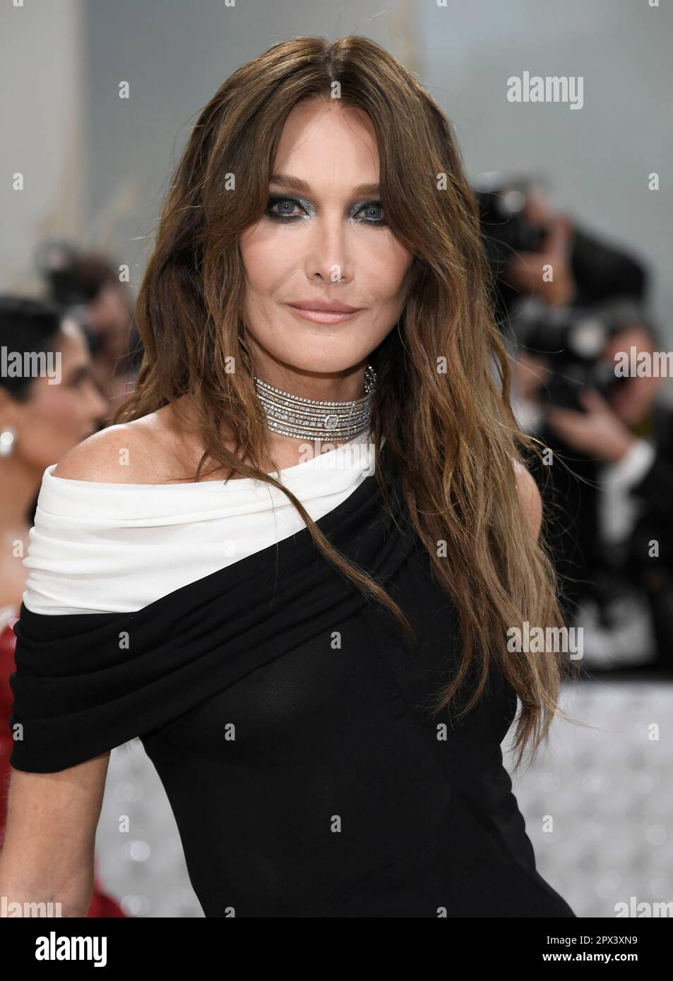 Carla Bruni attends The Metropolitan Museum of Art's Costume Institute ...