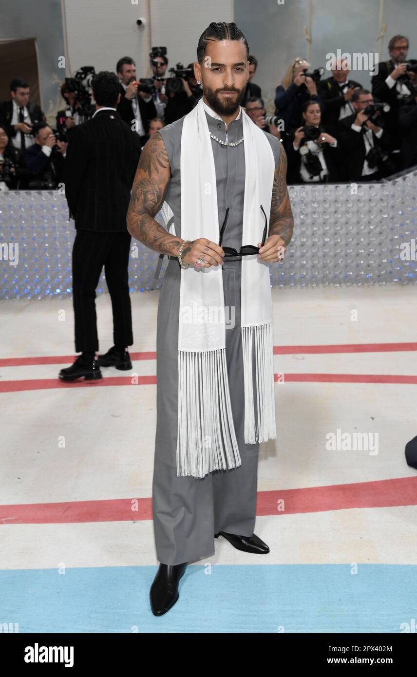 Maluma attends The Metropolitan Museum of Art's Costume Institute ...