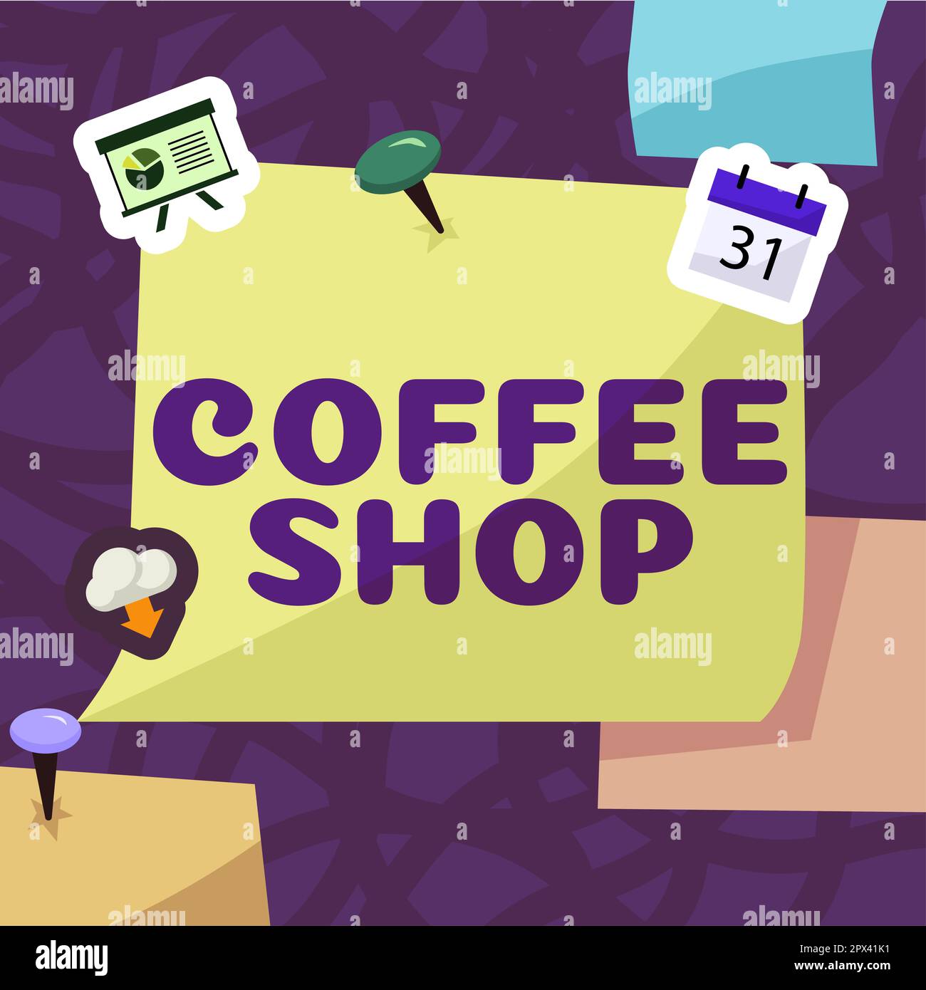 Sign displaying Coffee Shop, Business approach small informal ...