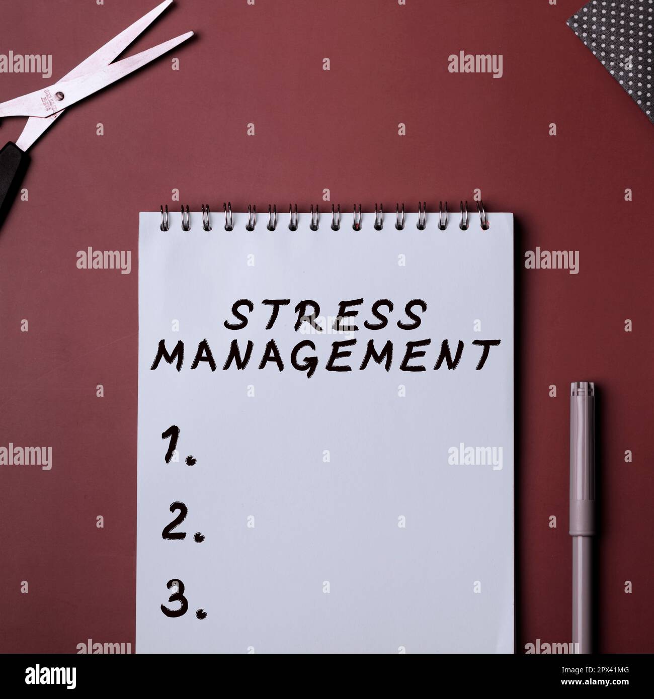 Hand writing sign Stress Management, Concept meaning learning ways of ...