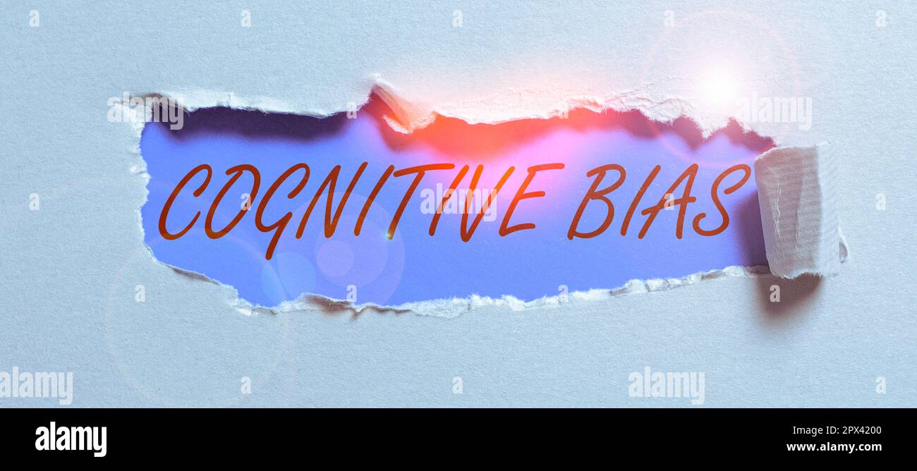 Text showing inspiration Cognitive Bias, Business overview ... Text showing inspiration Cognitive Bias, Business overview ...