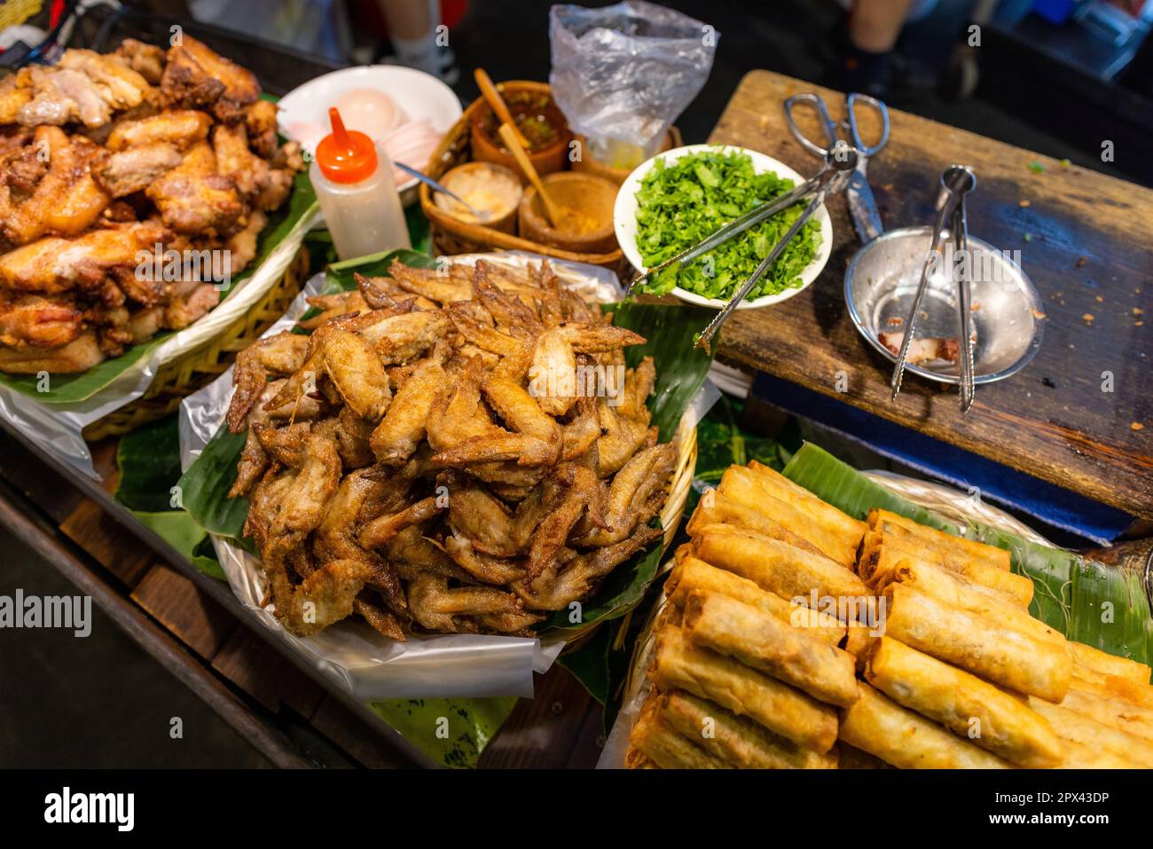 Thai cuisine local street food Stock Photo - Alamy